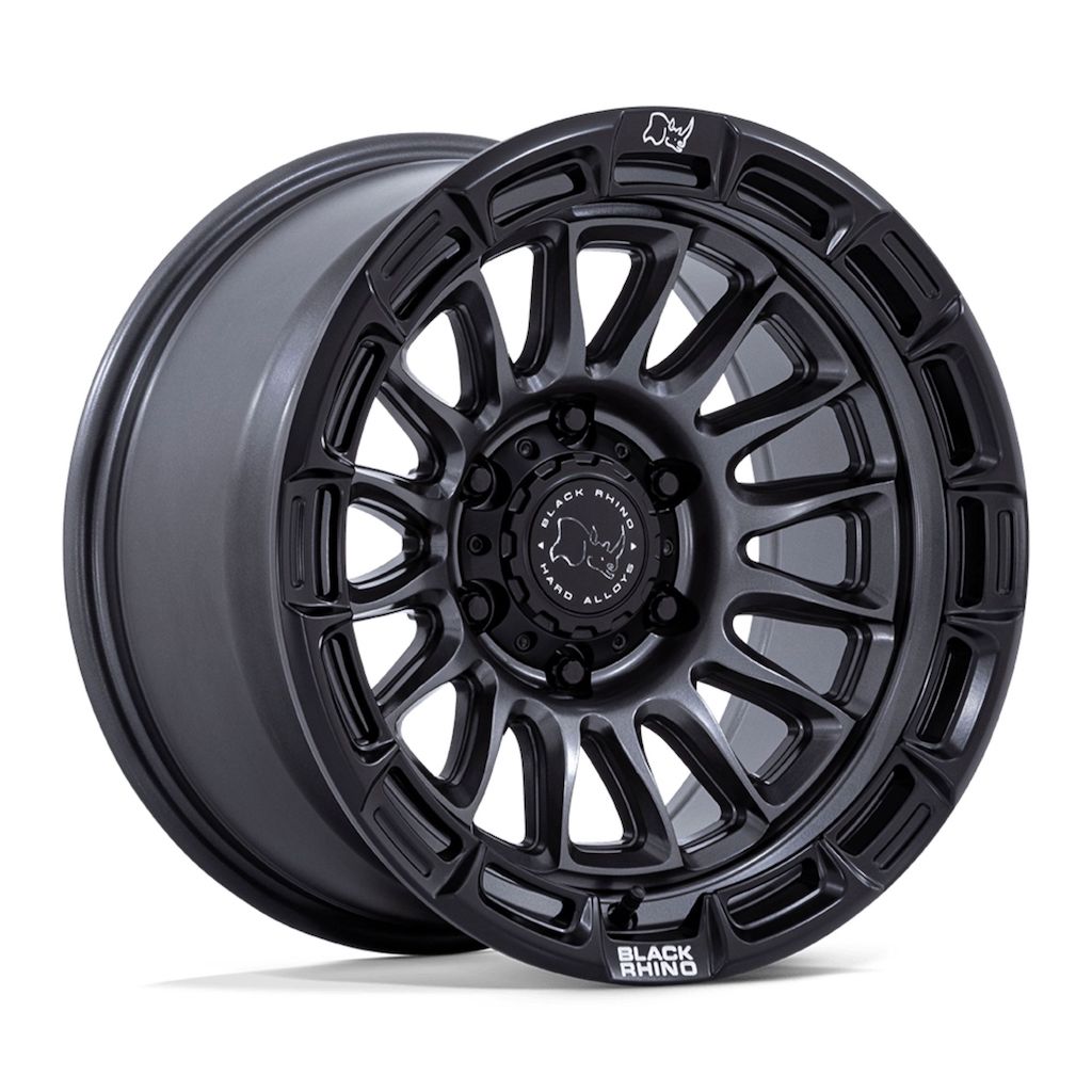 Black Rhino Rival Matte Gunmetal with Black Lip – Bud's Tyres